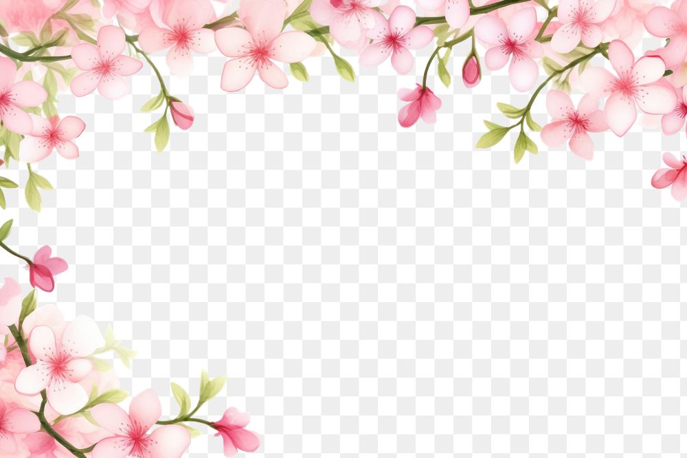 PNG Pink flower spring backgrounds | Premium PNG - rawpixel