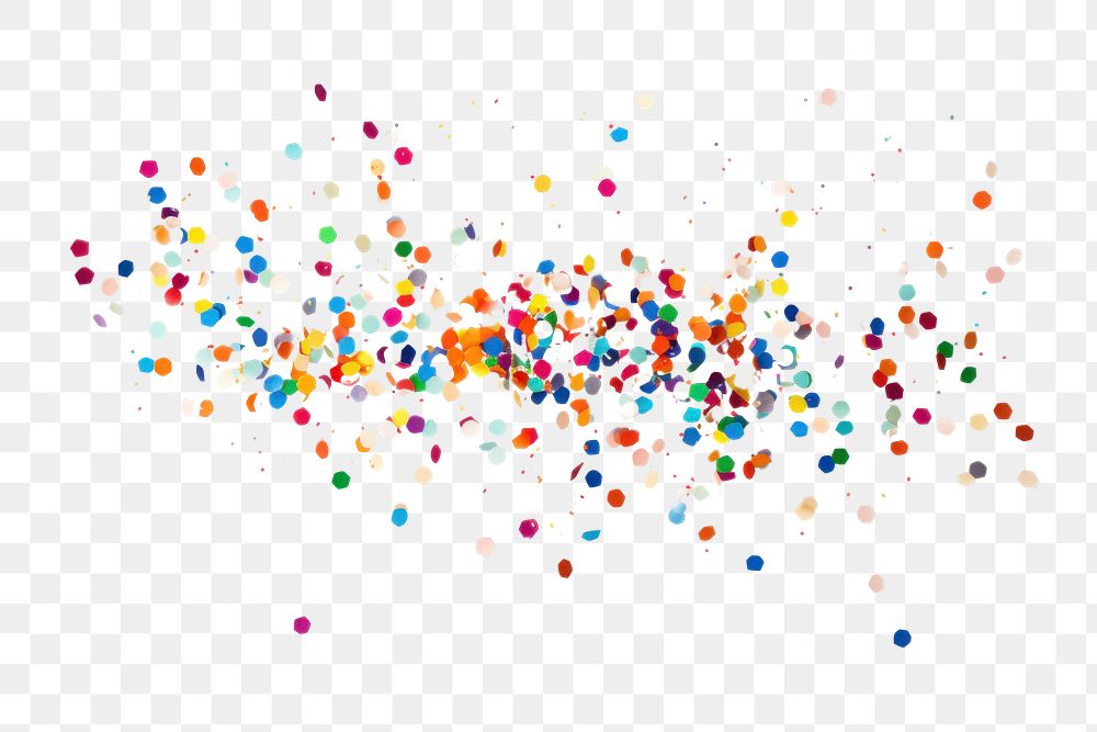 PNG Colorful confetti backgrounds white | Free PNG - rawpixel