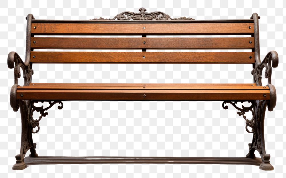 PNG Park bench furniture white | Free PNG - rawpixel