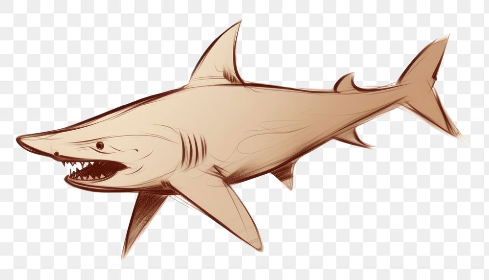 PNG Shark drawing animal sketch. | Free PNG - rawpixel
