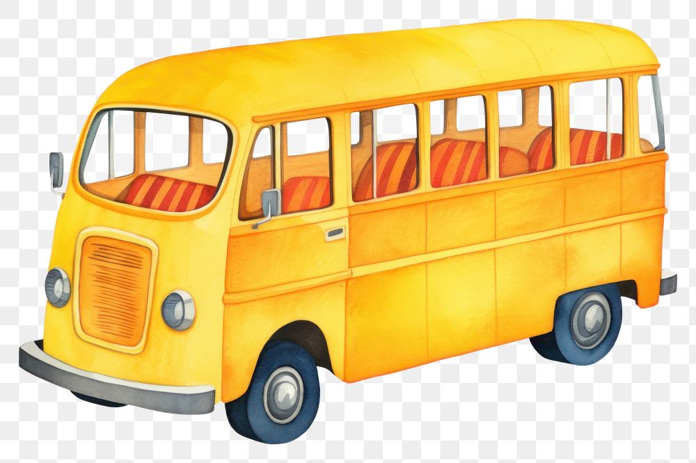 PNG Yellow van car vehicle | Premium PNG - rawpixel