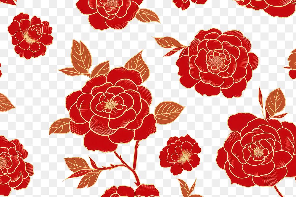 PNG Roses pattern backgrounds flower. | Free PNG - rawpixel