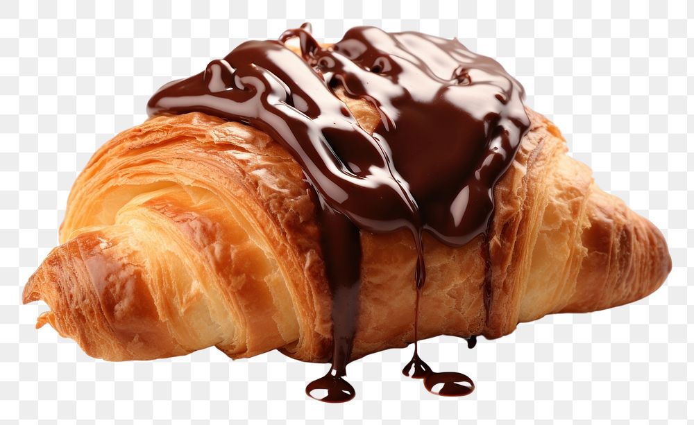 PNG Croissant chocolate food viennoiserie. | Premium PNG - rawpixel