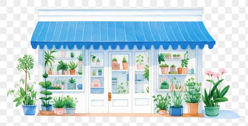 PNG Floral shop plant white | Free PNG - rawpixel
