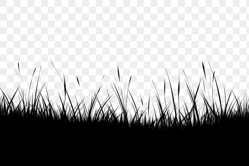 PNG Grass silhouette outdoors nature. | Free PNG - rawpixel
