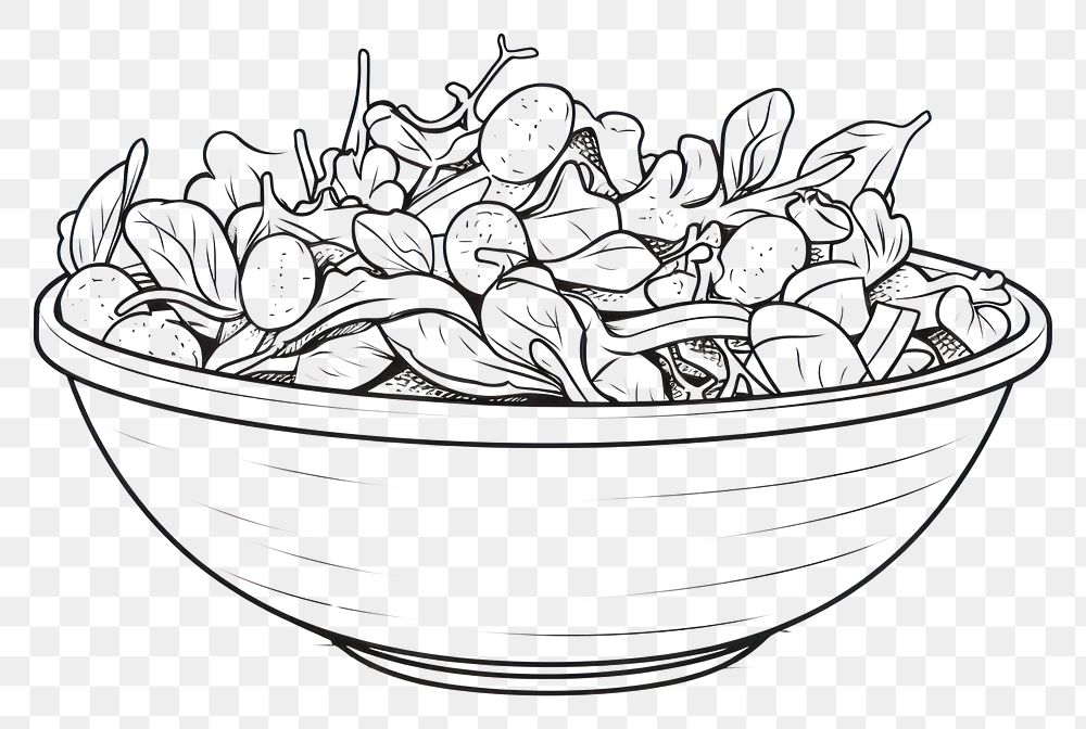 PNG Salad sketch drawing doodle. | Premium PNG - rawpixel