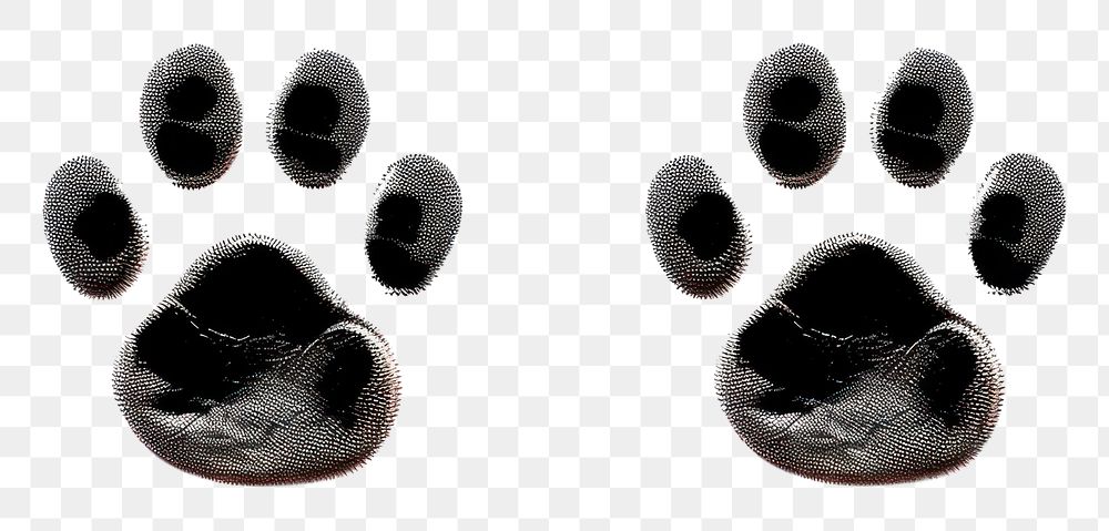 PNG Paw icon 2 pieces | Premium PNG - rawpixel