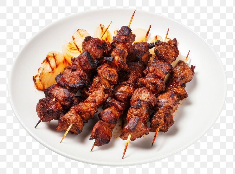 PNG Barbecue plate grilling meat. | Free PNG - rawpixel