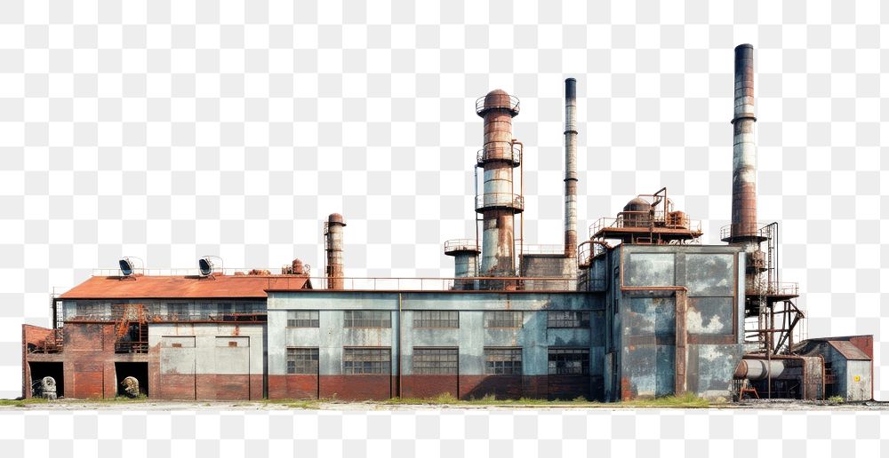 PNG factory architecture building refinery. | Free PNG - rawpixel