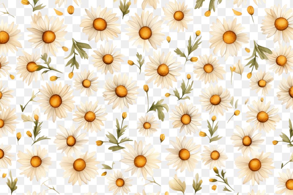 PNG Daisy pattern flower plant. | Free PNG - rawpixel