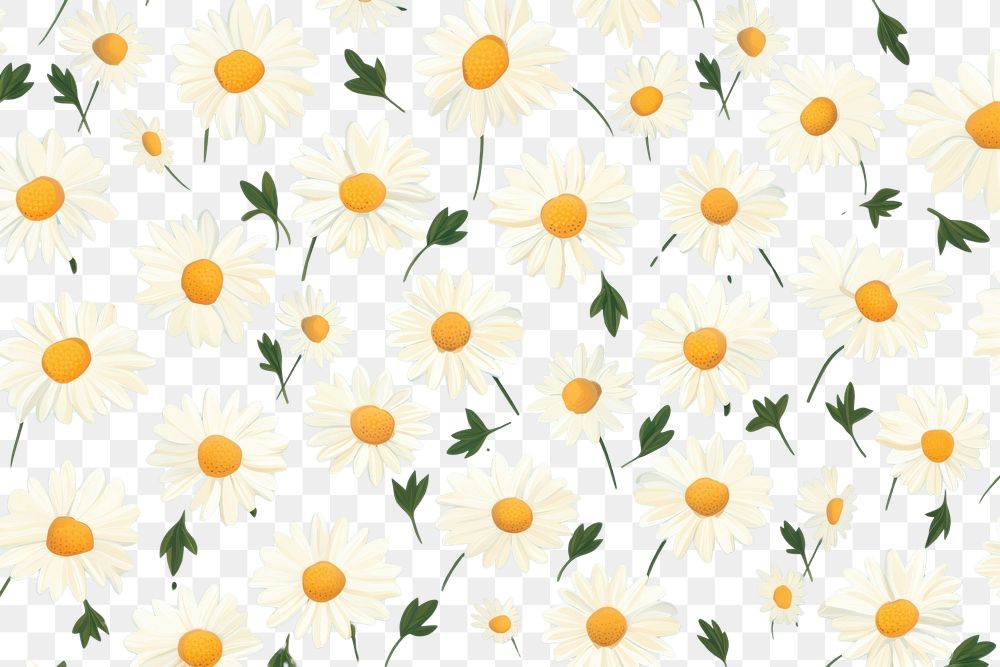 PNG Daisy pattern flower plant. | Free PNG - rawpixel