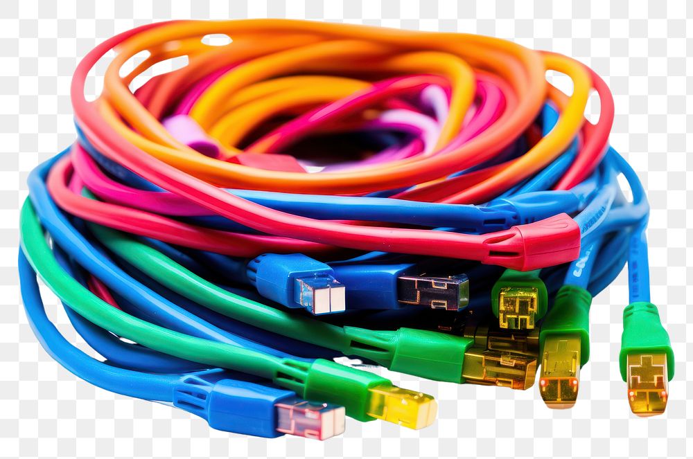 PNG Computer cables white background | Free PNG - rawpixel