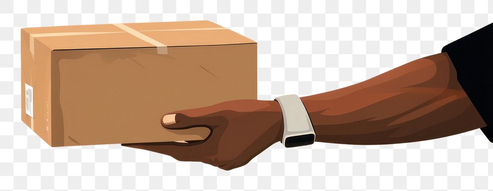 PNG Hand cardboard box hand. | Premium PNG - rawpixel