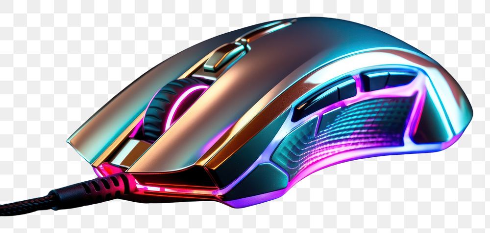 PNG Gaming mouse light electronics | Premium PNG - rawpixel