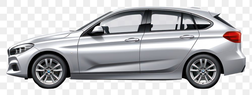 PNG Family car silver color | Premium PNG - rawpixel