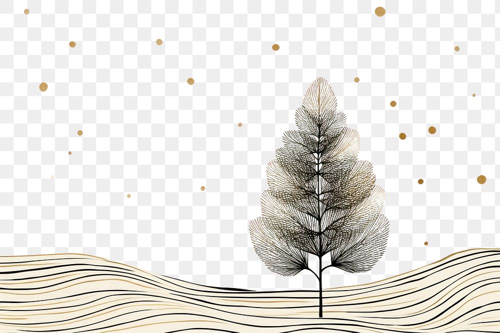 PNG Pine tree drawing sketch | Premium PNG - rawpixel