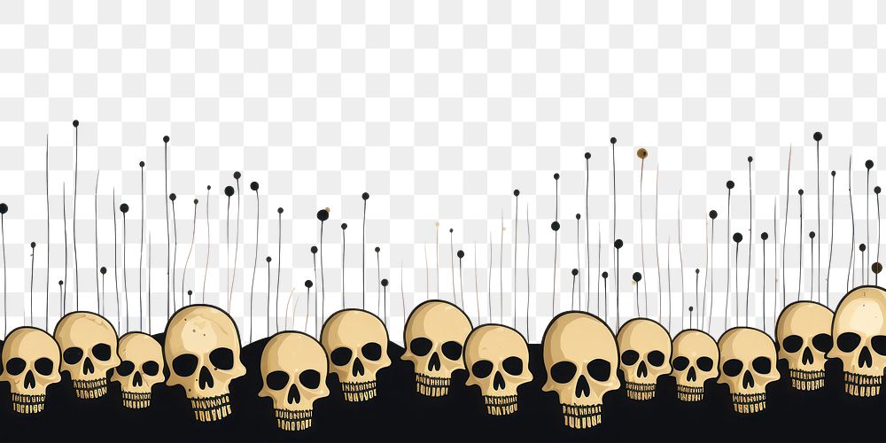 PNG Skull backgrounds pattern architecture. | Premium PNG - rawpixel