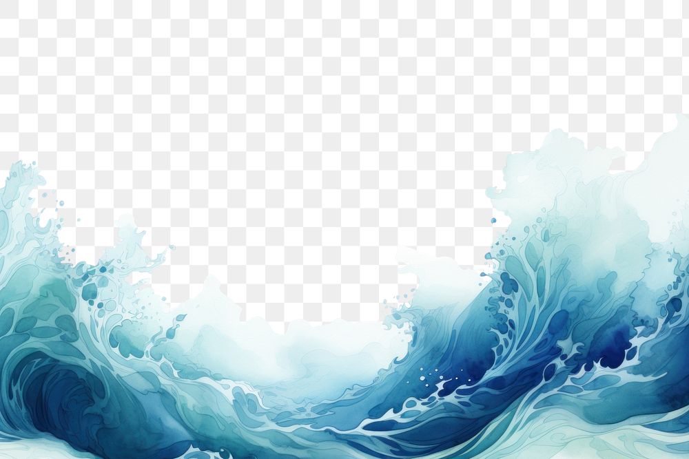 PNG Wave border backgrounds outdoors | Free PNG - rawpixel