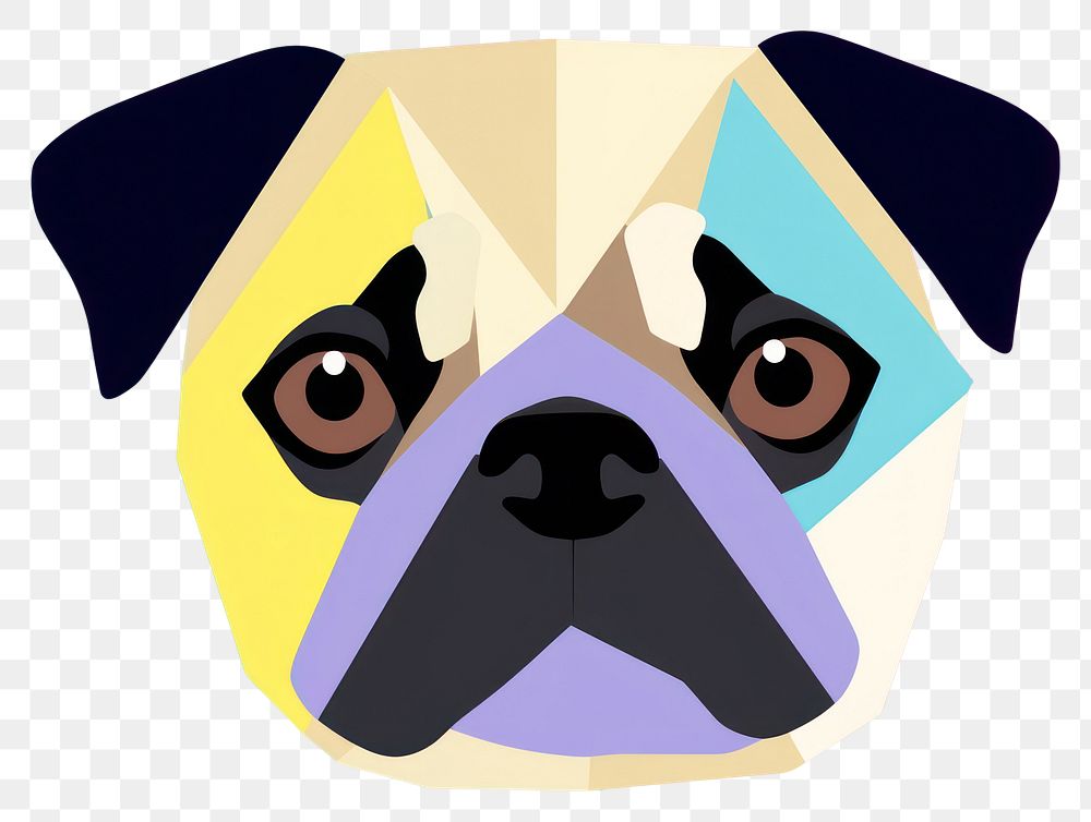 PNG Abstract dog pug animal | Premium PNG - rawpixel