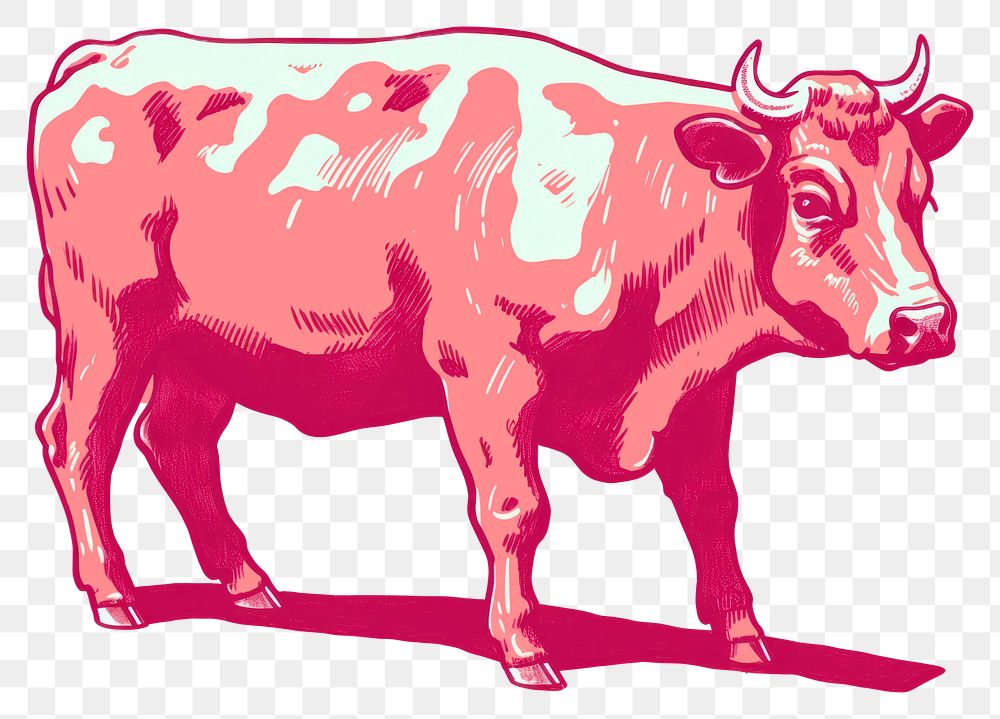 PNG Cow livestock cattle mammal. | Free PNG - rawpixel