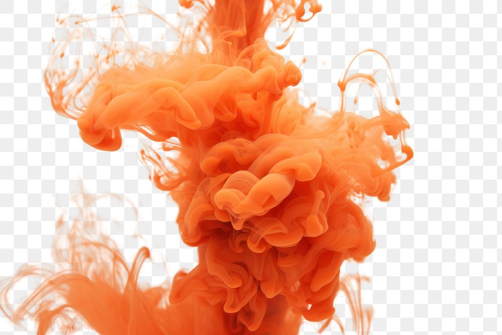 PNG Orange smoke floating creativity | Free PNG - rawpixel