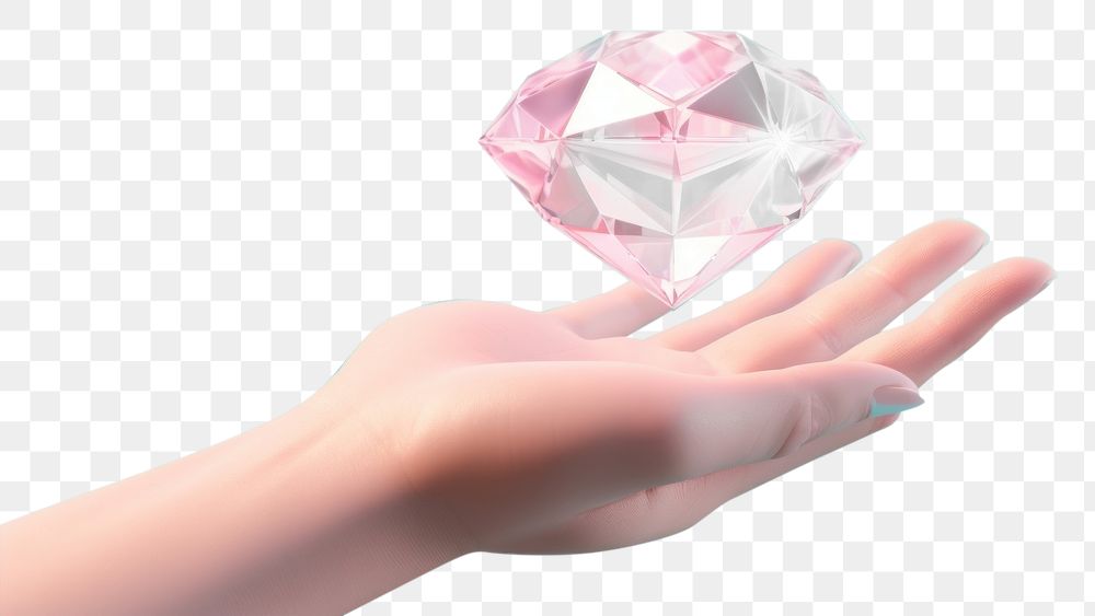 PNG Hand holding diamond gemstone | Free PNG - rawpixel
