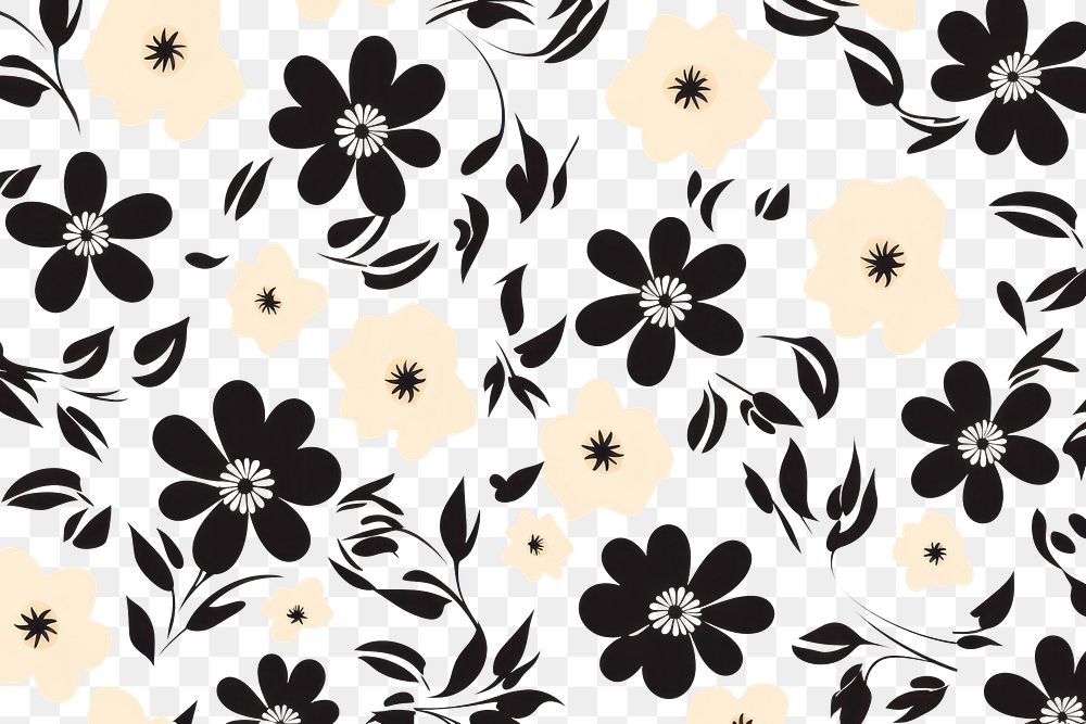PNG Flower pattern rectangle shape | Premium PNG - rawpixel