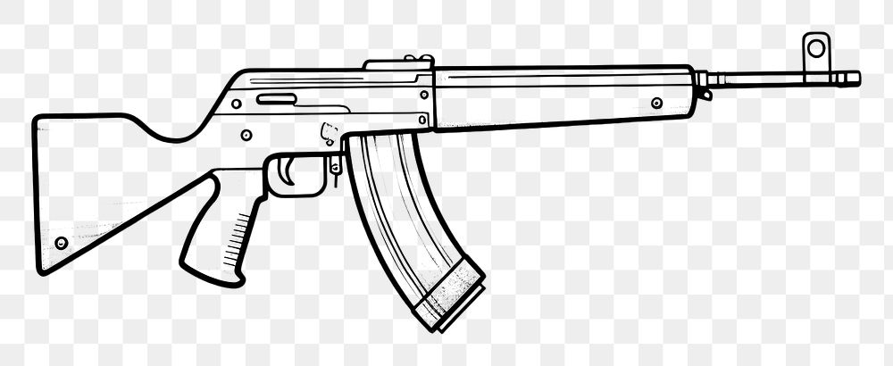 PNG Gun weapon sketch rifle. | Premium PNG - rawpixel