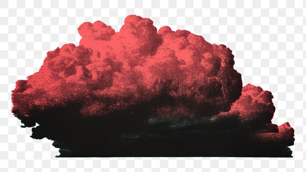 PNG Cloud red exploding explosion. | Free PNG - rawpixel