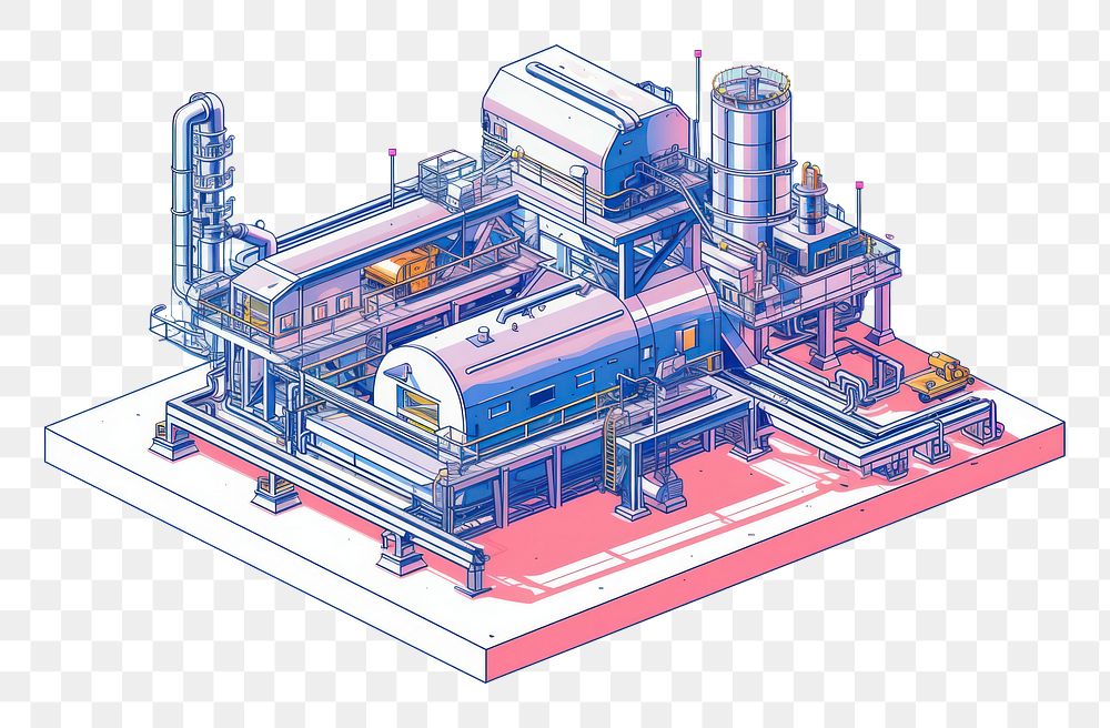 PNG Simple factory isolated architecture | Free PNG - rawpixel
