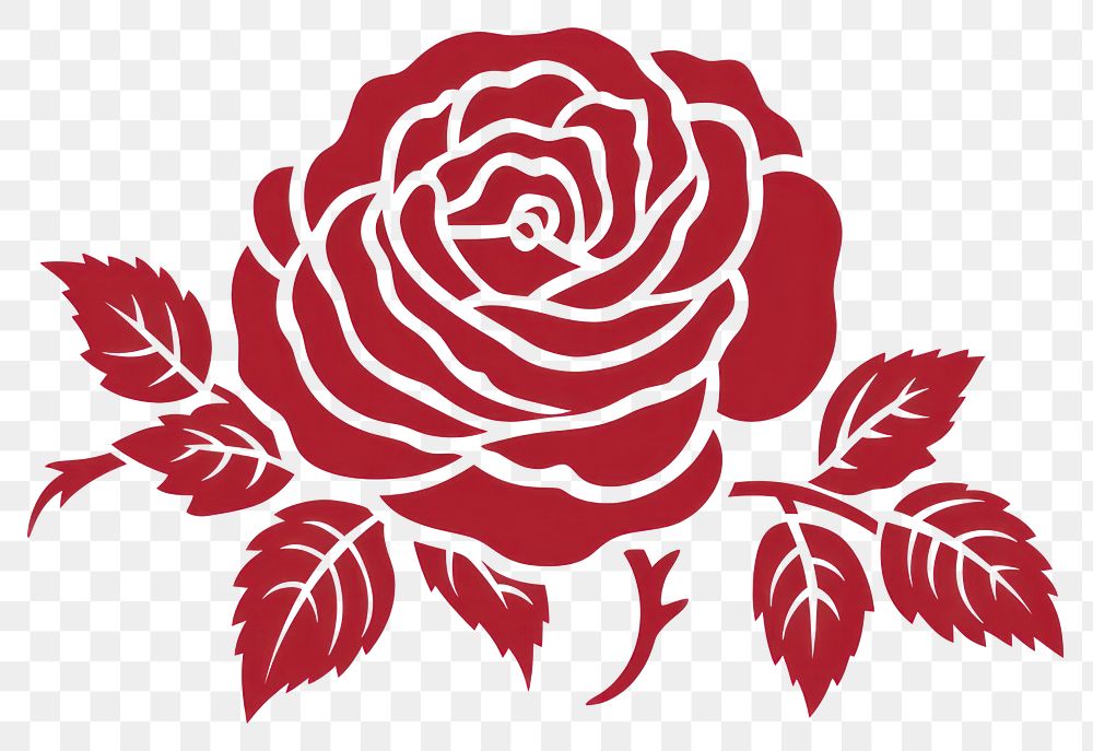 PNG Rose flower pattern plant | Free PNG - rawpixel