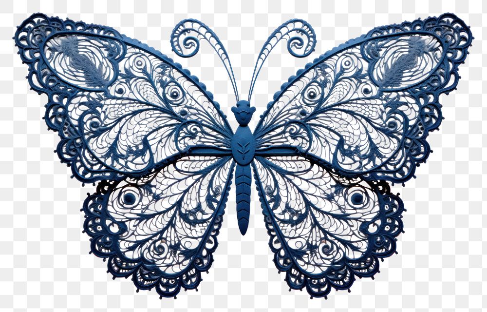 PNG Butterfly pattern lace accessories | Free PNG - rawpixel