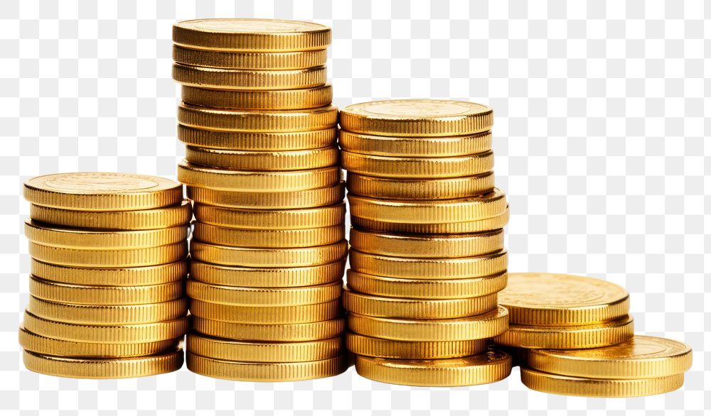 PNG Golden coins stacked backgrounds | Premium PNG - rawpixel
