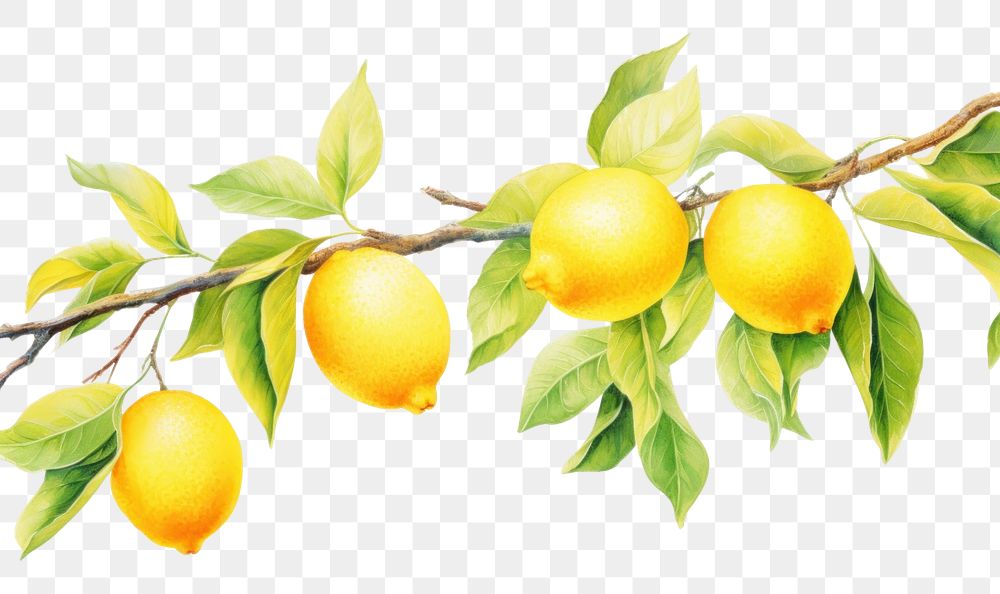 PNG Lemon branch hanging fruit | Premium PNG - rawpixel