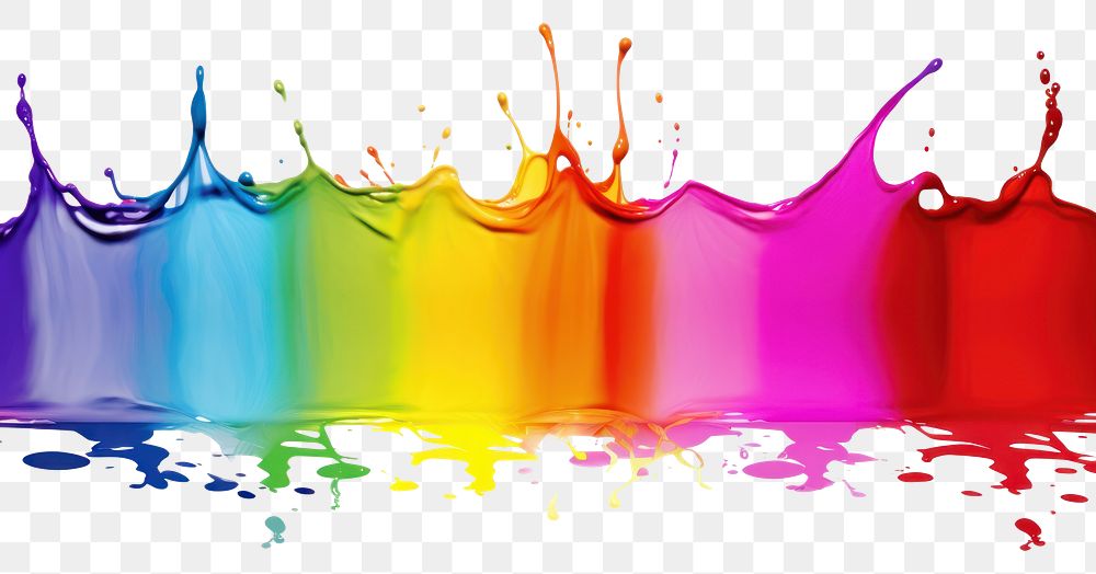 PNG Rainbow splash backgrounds rainbow | Premium PNG - rawpixel