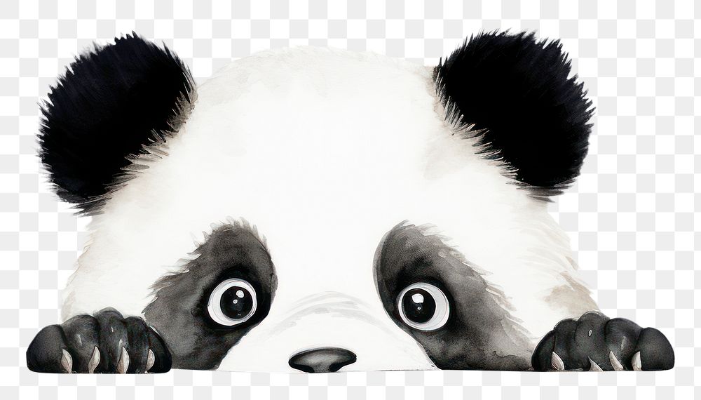 Peeking Panda showing emotion agitated | Premium PNG - rawpixel