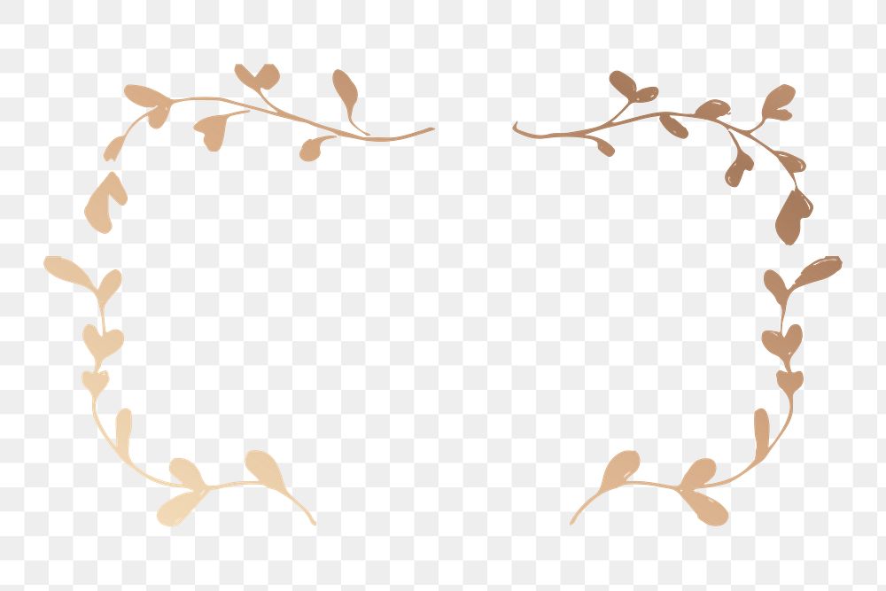 Botanical frame png collage element, | Premium PNG - rawpixel