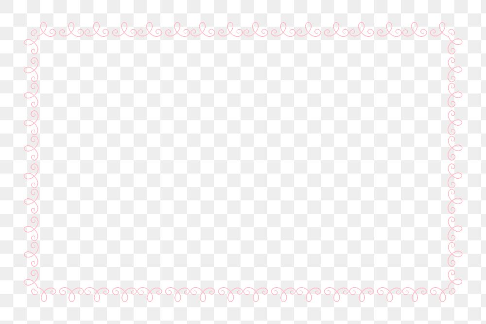 Pink ornamental frame design element | Free PNG - rawpixel