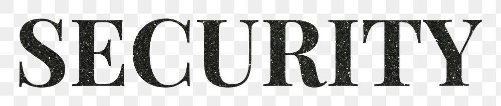 Security word art typography png | Free PNG Sticker - rawpixel