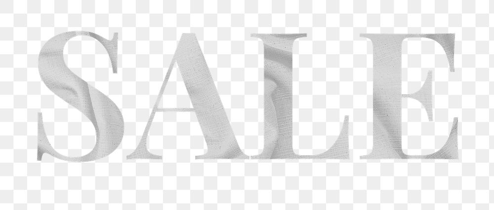 Sale word typography png sticker | Free PNG Sticker - rawpixel