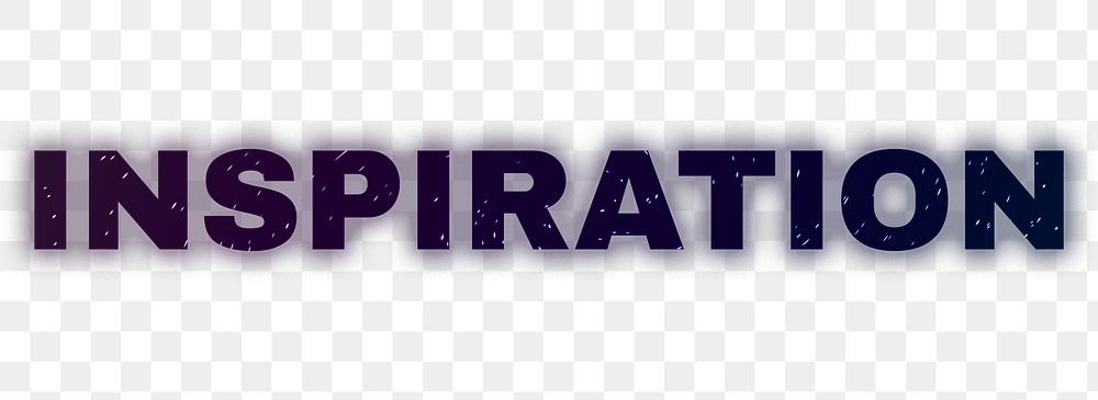 Transparent inspiration neon png text | Free PNG Sticker - rawpixel