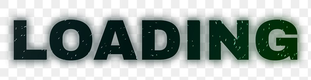 Transparent png loading neon text | Free PNG Sticker - rawpixel
