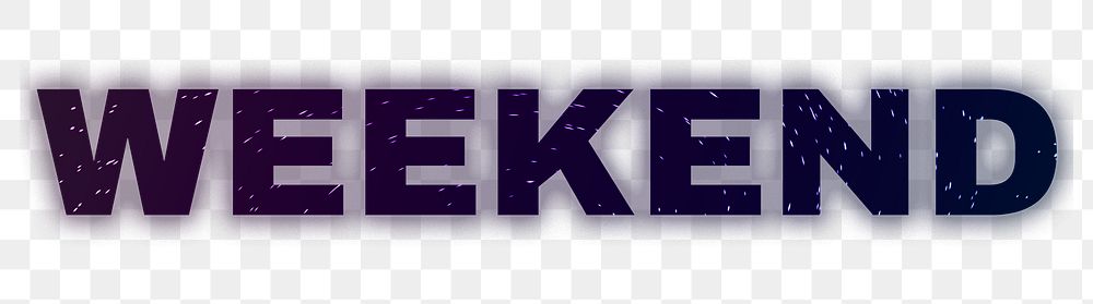 Transparent png neon font weekend | Free PNG Sticker - rawpixel