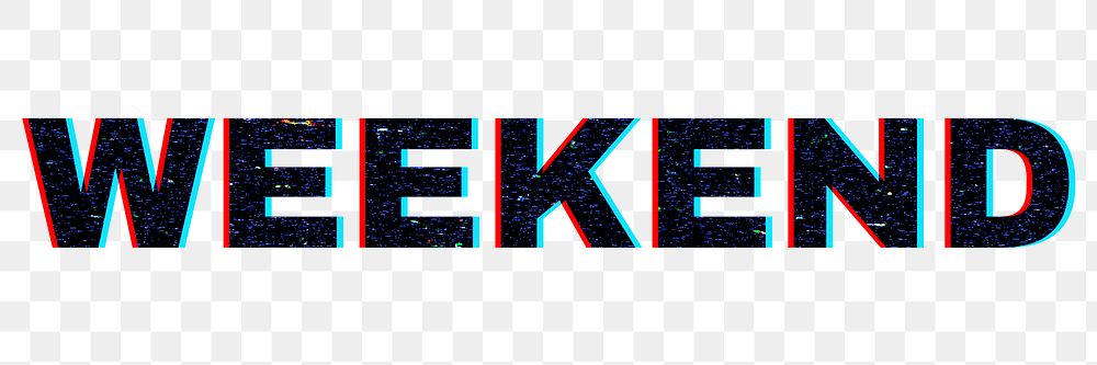 Transparent png neon font weekend | Free PNG Sticker - rawpixel