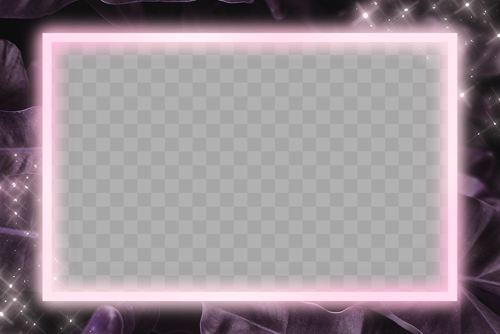 Pink neon transparent frame png | Premium PNG - rawpixel