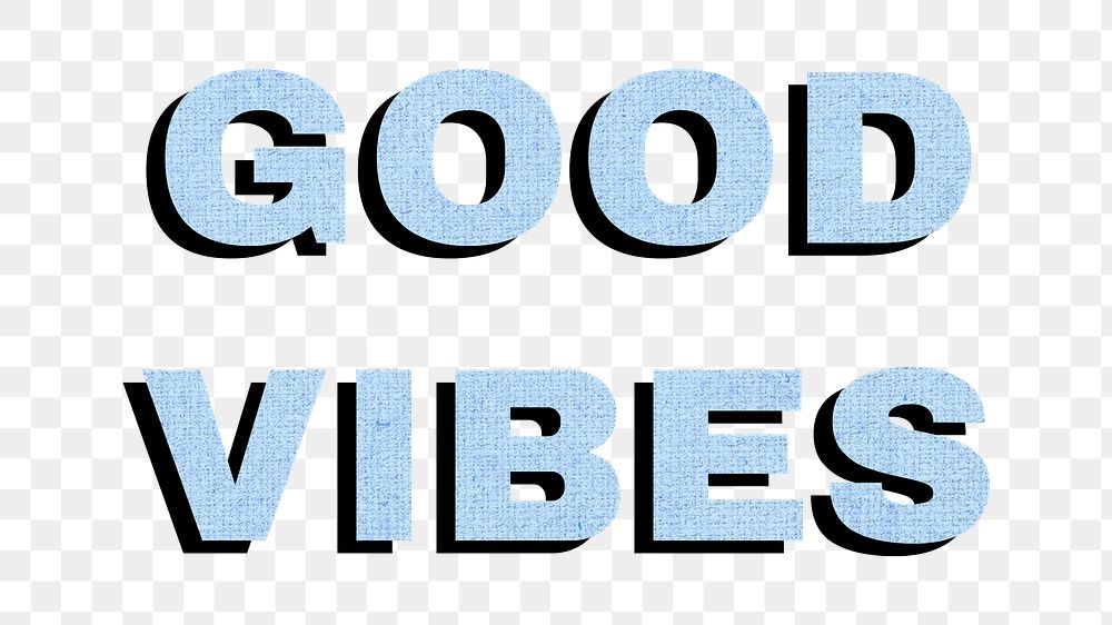Good vibes png sticker textile | Free PNG Sticker - rawpixel