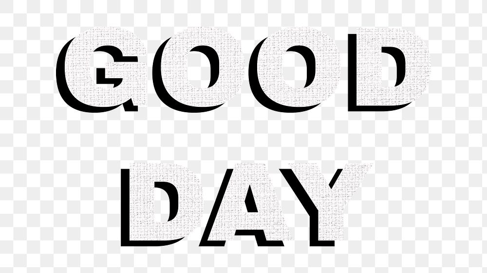Good day greeting typography png | Free PNG Sticker - rawpixel