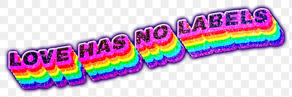 Love has no labels png | Free PNG Sticker - rawpixel