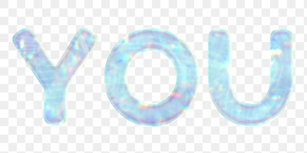 Shiny you word png sticker | Free PNG Sticker - rawpixel