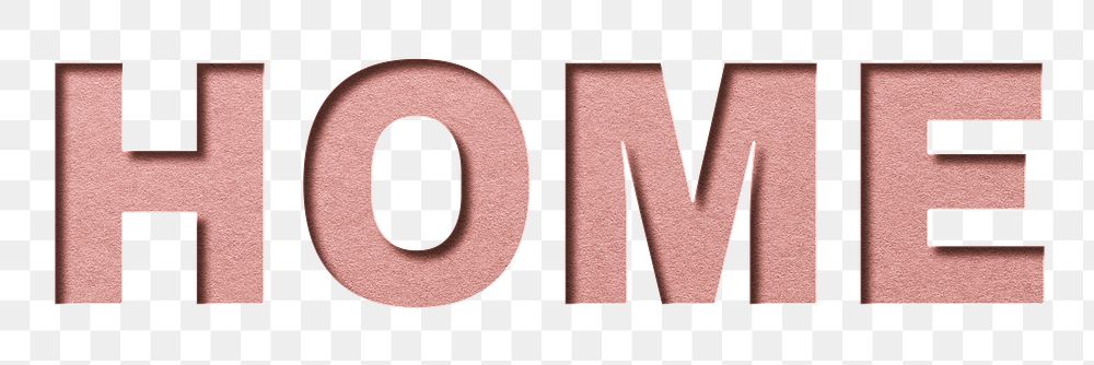 Home word png clipart paper | Free PNG Sticker - rawpixel